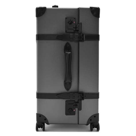 Globe Trotter Xl Trunk 4w Charcoal And Black Luxury Travel Trunk
