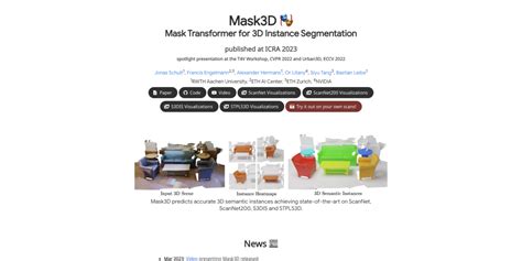 Mask3d 革新3d语义实例分割的先进技术 懂ai