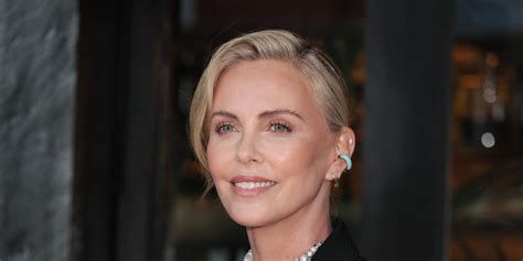 Charlize Theron Just Styled Her Hair Into A Micro Ponytail