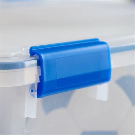 Iris Usa 3 Pack 74 Quart Weatherpro Plastic Storage Box With Secure