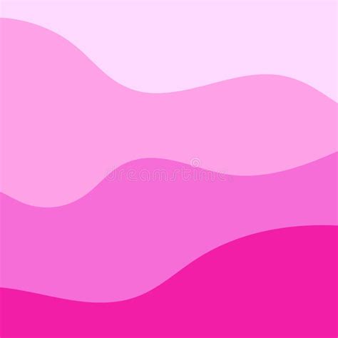 Pink Gradient Abstract Wavy Vector Background Stock Vector