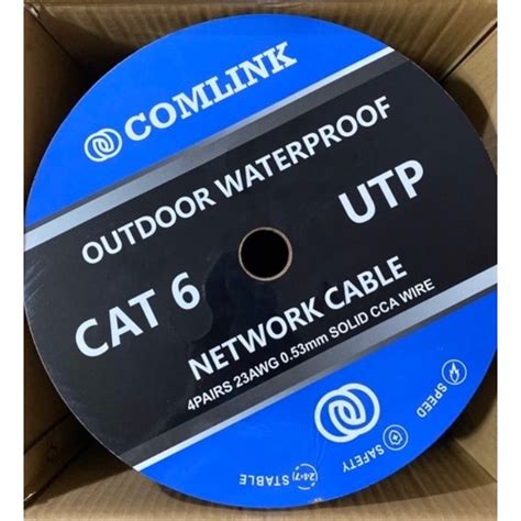 Comlink Outdoor Waterproof Cat Utp Cca Ethernet Lan Network Cable M Roll Com Cat Od Cca