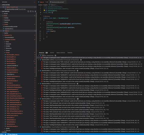 The Type Or Namespace Name Textmeshprougui Could Not Be Found Are
