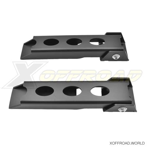 Heavy Duty Tailgate Hinge Set Black Jeep Wrangler Jk Xohdt002 X Offroad