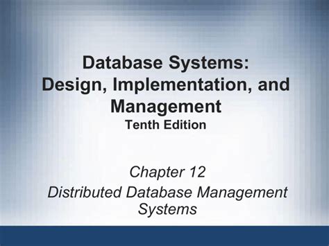 Database Systems