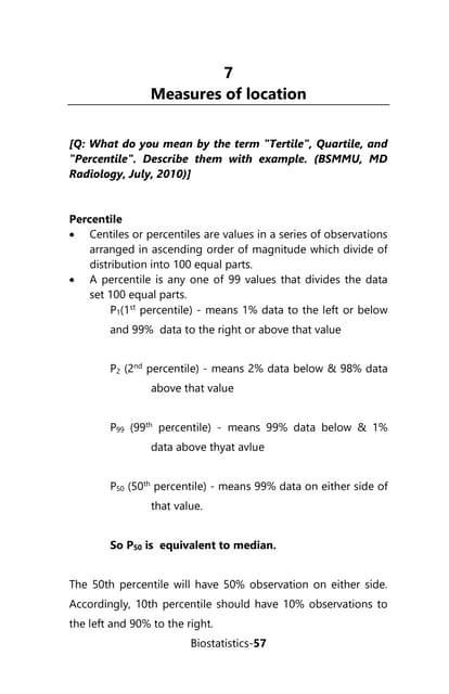 Ch 7 Tertile Quartile And Percentiledoc