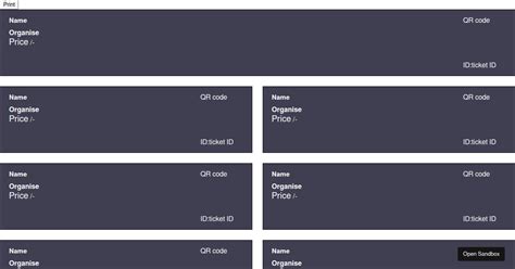 Qr Code Poc With Print Items Codesandbox