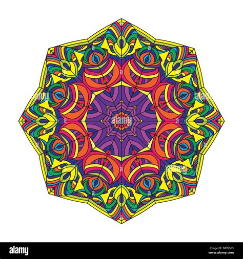 Color Circular Pattern Vector Illustration Stock Vector Image And Art