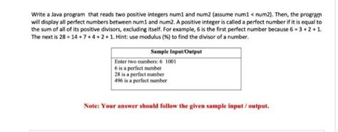 Solved Write A Java Program That Reads Two Positive Integers