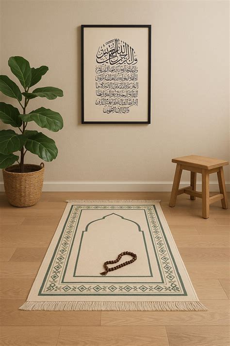 Ayatul Kursi Islamic Wall Art Minimalist Arabic Calligraphy Print