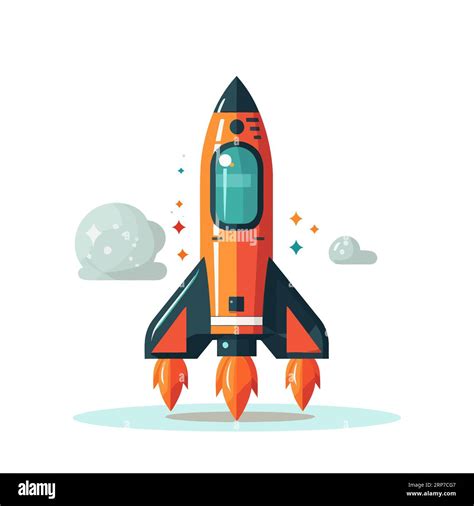 Rocket Icon Space Rocket Launch Spaceship Image Vector Illustration Stock Vector Image And Art