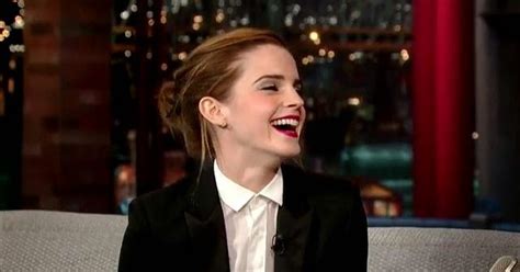 Chatter Busy Emma Watson Shocked By Sex Question On David Letterman Video