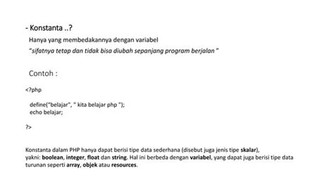 Berkenalan Dengan Bahasa Php Pemrograman Web Ppt