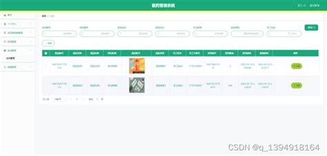 基于java springboot vue的医药管理系统 基于springboot vue的医疗系统后台管理员数据库 csdn博客