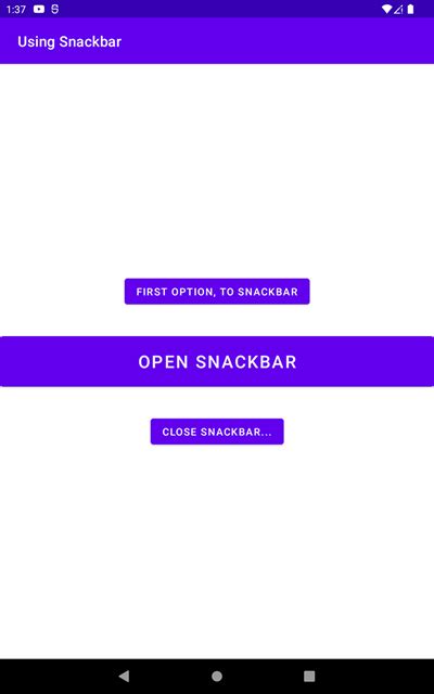 Github Luisfernandomgrsappsnackbarfordummies Snackbar Opened With
