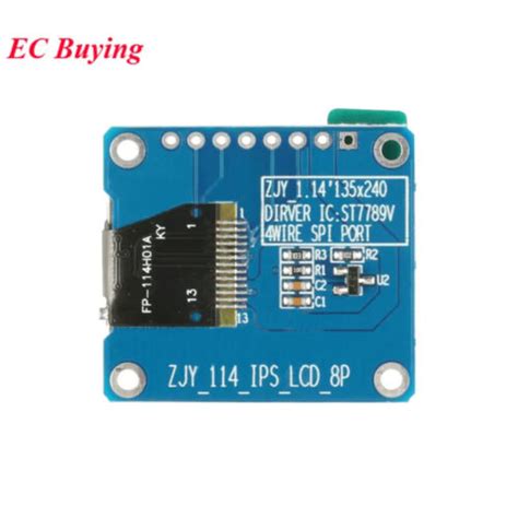 114 Inch Ips Oled Display Module Hd Spi Oled Lcd Screen For Arduino St7789 Ebay
