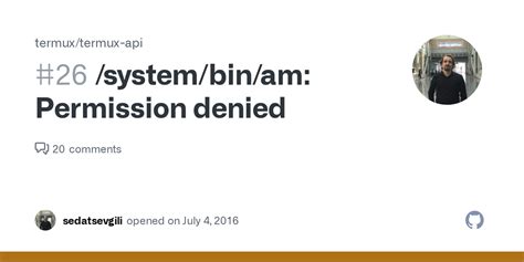 Systembinam Permission Denied · Issue 26 · Termuxtermux Api · Github