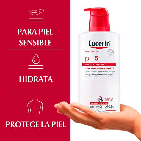 Eucerin Ph5 Loción Hidratante Para Piel Seca Y Sensible 400ml Derma