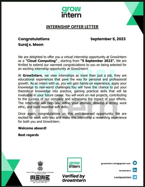 Cloudcomputing Amazingopportunity Internship Learing Developing