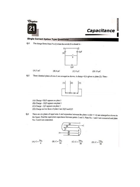 Capacitance Pdf Capacitance Pdf