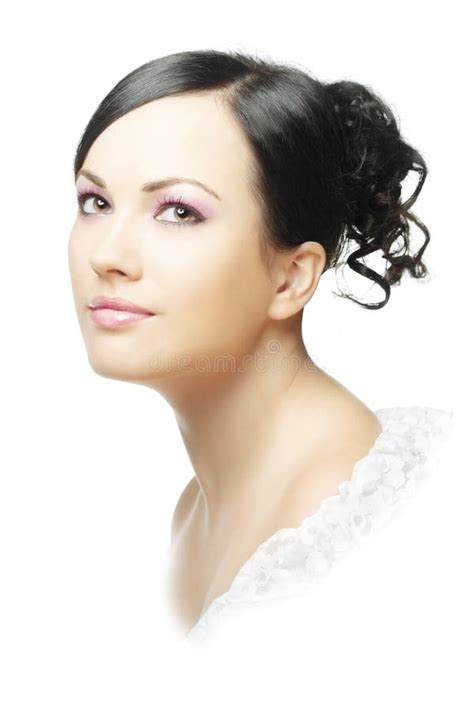 Belle Fille Avec La Peau Parfaite Photo Stock Image Du Expression