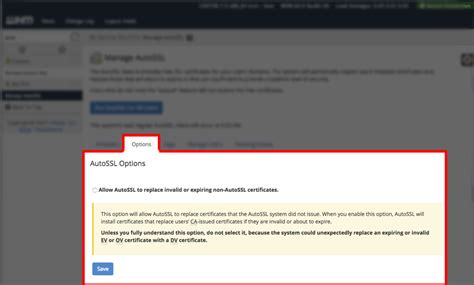 Using Autossls In Cpanel And Whm Liquid Web