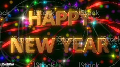 골든 텍스트와 함께 새 해 축 하 장면입니다 3 차원 일러스트 레이 션 0명에 대한 스톡 사진 및 기타 이미지 0명 금 금속 디자인 Istock