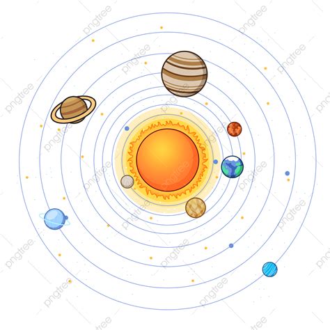Cute Animated Solar System Planets