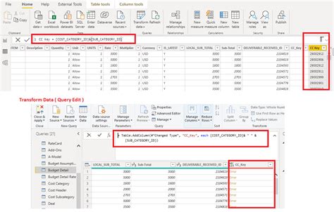 Solved Combining 2 Columns Showing Error In Transform D