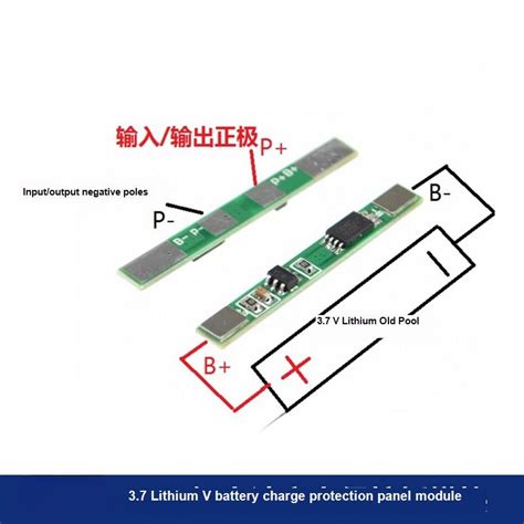 3 7v Lithium Battery Charging Protection Board Module Suitable For Polymer 18650 Can Be Spot