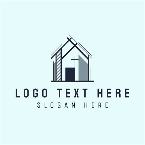 Construction House Structure Logo Brandcrowd Logo Maker