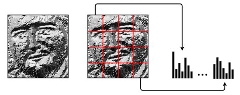 From Left To Right Lbp Image Lbp Image Divided In Blocks And Lbph