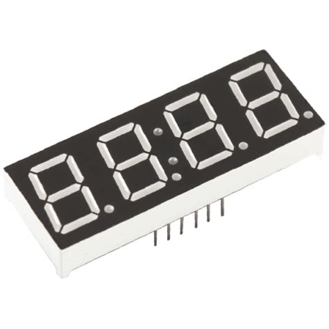 DISPLAY 7 SEGMENTOS 4 DIGITOS TIPO RELOJ - Robotics