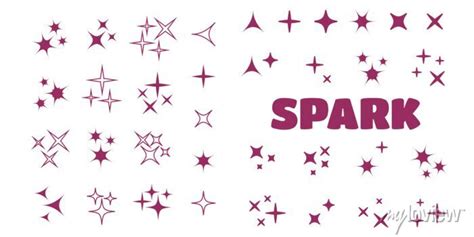 Black Sparkles Glowing Light Effect Stars Sparkles Vector Canvas Prints For The Wall • Canvas