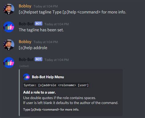 [help] tagline formatting · issue 4669 · cog creators red discordbot