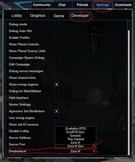 File EnableDevMode Zero K