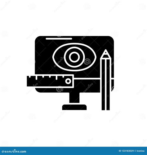 Design Methodology Line Icons Collection Iteration Prototyping