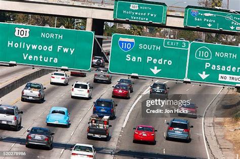 Los Angeles Freeway Sign Photos And Premium High Res Pictures Getty