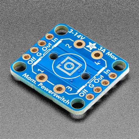 adafruit push button power switch breakout the pi hut