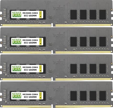 Jp Nemix Ram Nemix Ram 128gb 4x32gb Ddr4 3200 Pc4 25600 2rx8 Ecc Unbuffered サーバー