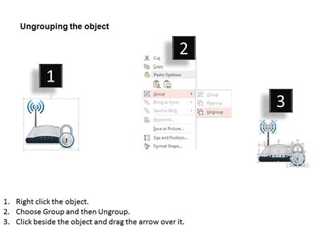 Wireless Router With Lock For Security Ppt Slides Presentation Graphics Presentation