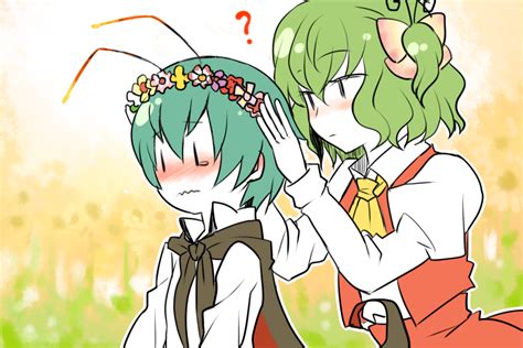 Kazami Yuuka And Wriggle Nightbug Touhou Drawn By Newpe Danbooru