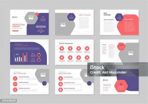 비즈니스 프리젠 테이션 브로셔 가이드 디자인 또는 파워 포인트 슬라이드 템플릿 또는 판매 가이드 슬라이더 디자인에 대한 스톡 벡터 아트 및 기타 이미지 Istock