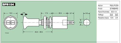 Map Light Switch Mga British Parts Northwest