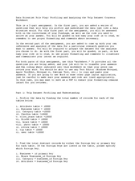 Data Scientist Role Play Pdf Data Information Science