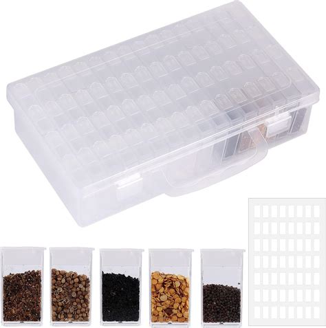 Xlsxexcl 16 Slots Seed Storage Organizer Box Garden Seed