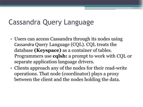 Cassandra Tutorial Ppt