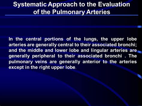 Pulmonary Artery Anatomy And Pulmonary Embolism Pdf