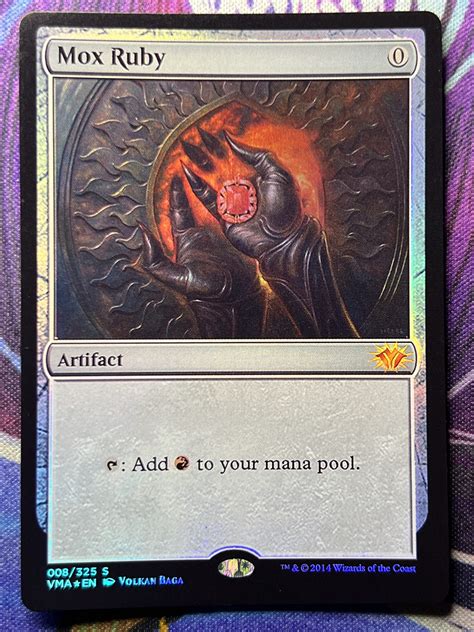 Mox Ruby Vma Foil Bootleg Mage