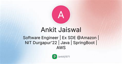 Ankit Jaiswal • Peerlist